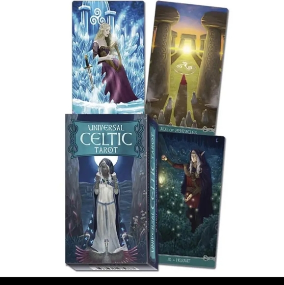 Games | Universal Celtic Tarot Cards 78 With Qr Code For Pdf Guidebook ...